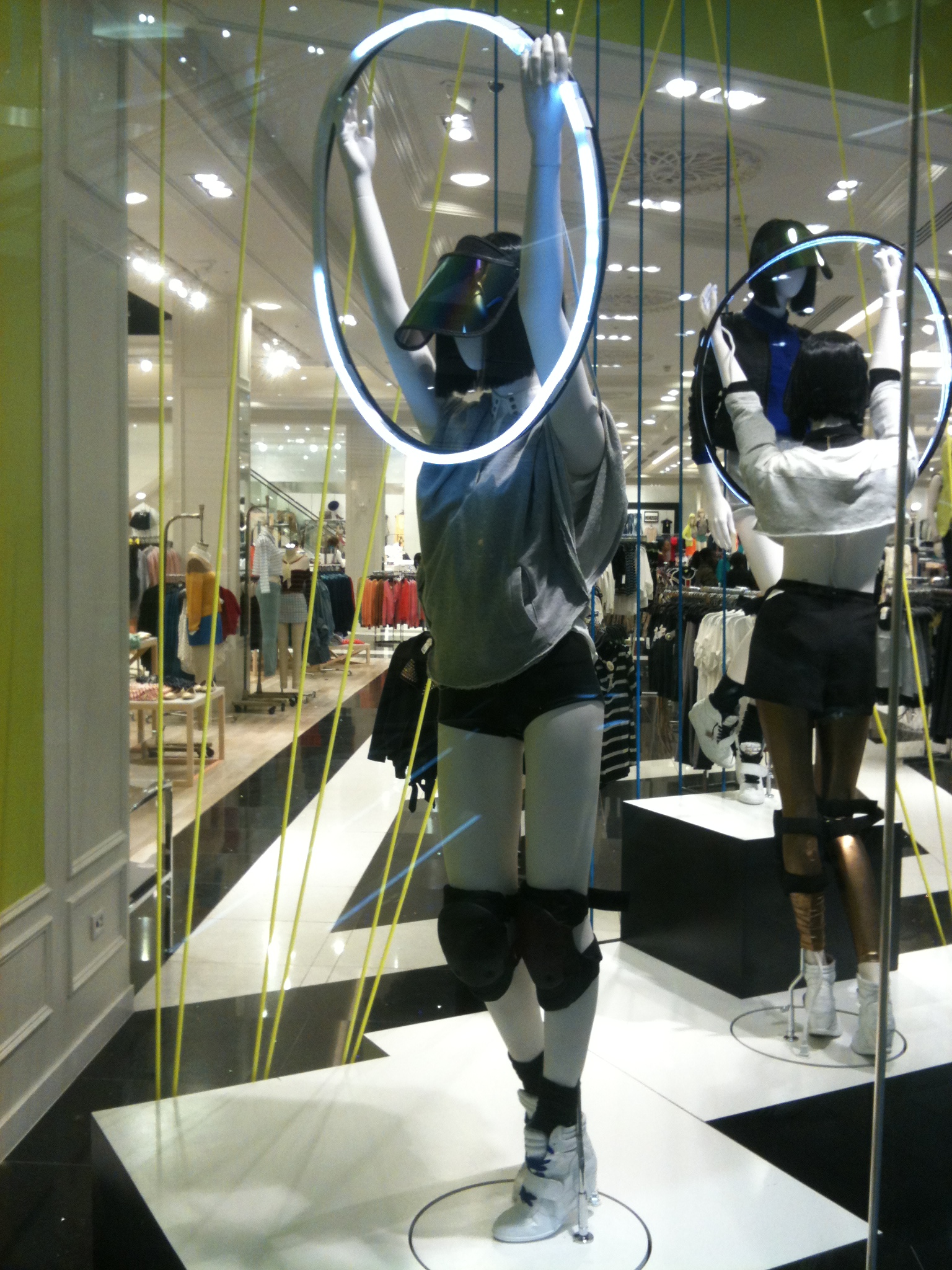 Olympic Riot Police Window Display :} A BLOG - who knows what